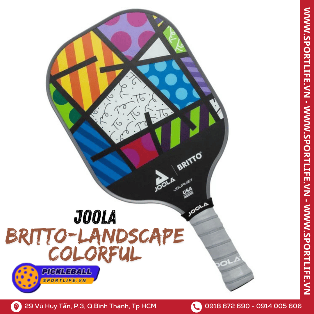 Vợt Pickleball Joola Britto Colorful - SportLife