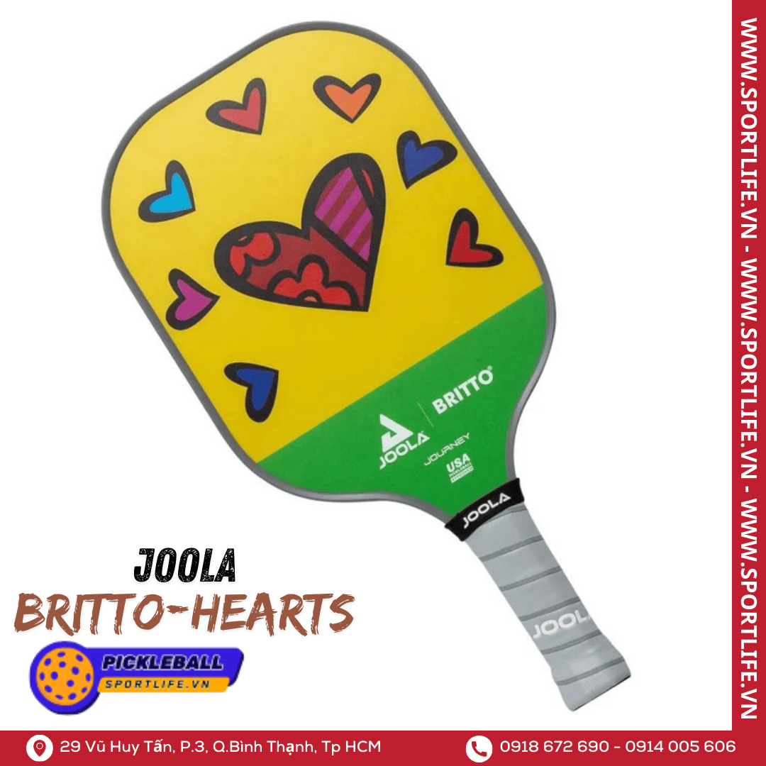 Vợt Pickleball Joola Britto HEARTS - SportLife