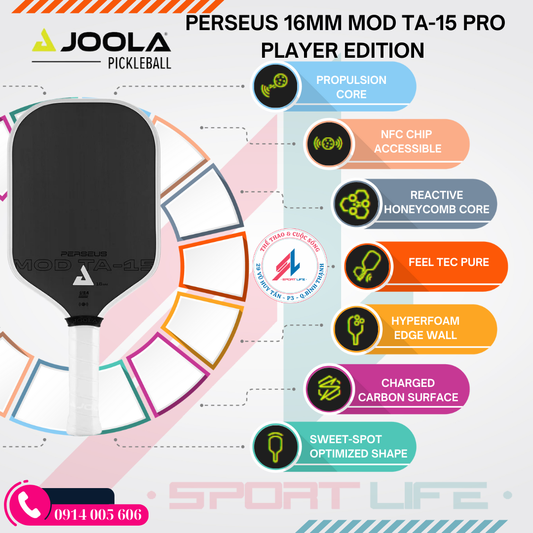 Giới thiệu dòng sản phẩm mới của hãng JOOLAJOOLA PERSEUS MOD TA-15 PRO PLAYER EDITION - SportLife