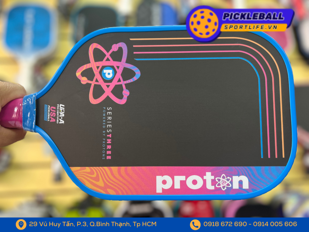 Vợt Pickleball PROTON SERIES THREE FLAMINGO - 15MM - SportLife